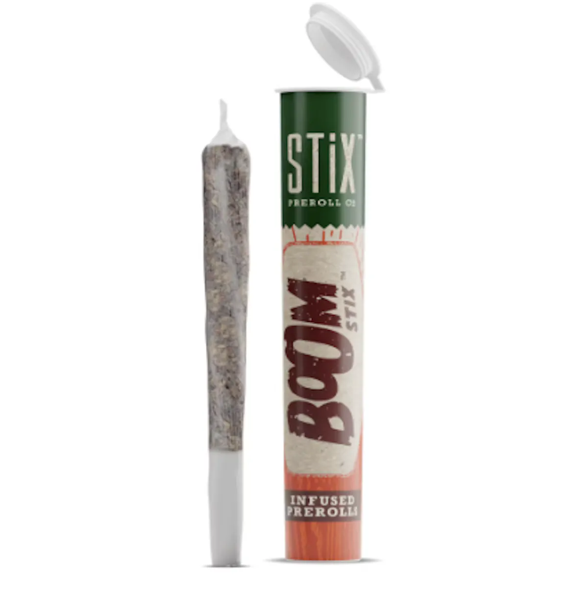 Stix Preroll Co. Indica Infused BoomStix 1g Pre-rolls | Stix Preroll Co.