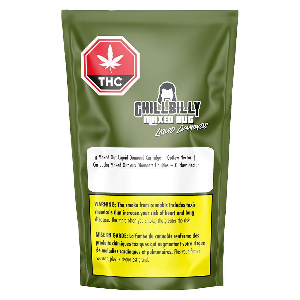 Chillbilly - Maxed Out Liquid Diamond Cartridge – Outlaw Nectar ...