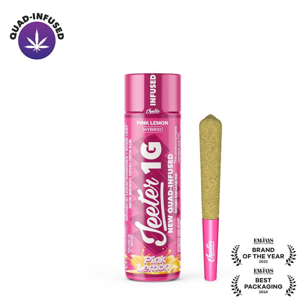 Jeeter Jeeter | Pink Lemon | Infused Pre-Roll | 1g | Brooklyn, NY ...