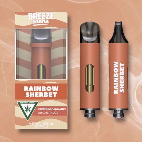 Breeze | Vape Cart - Peach Rings | Vaporizers | The Ouid Shop