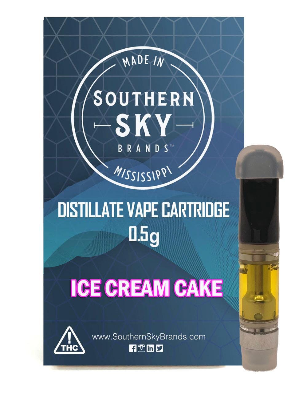 Southern Sky Brands Ice Cream Cake | Cartridge - Star Buds Marijuana ...