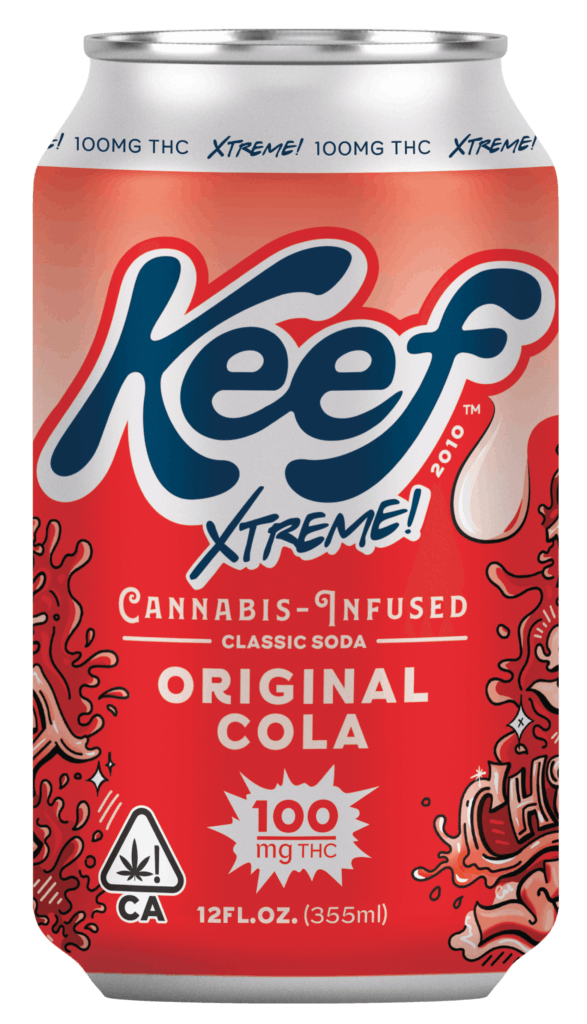 Keef Xtreme | Original Cola Cannabis Infused Soda | 100mg | Edibles ...