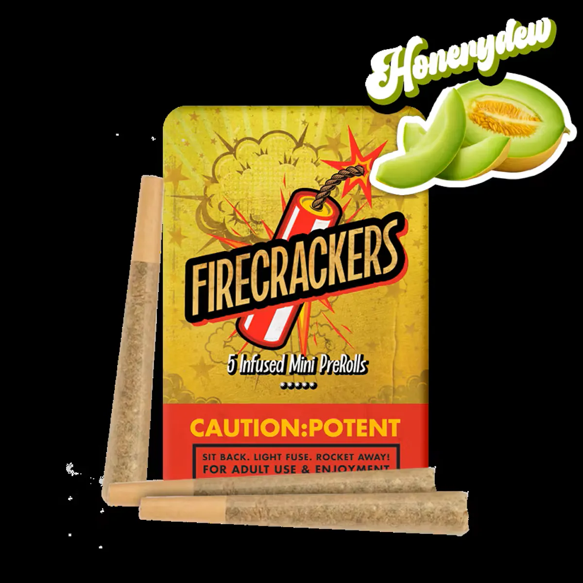 Firecrackers Honeydew 0.7g 5pk Infused Prerolls 1/8oz Pre-rolls ...