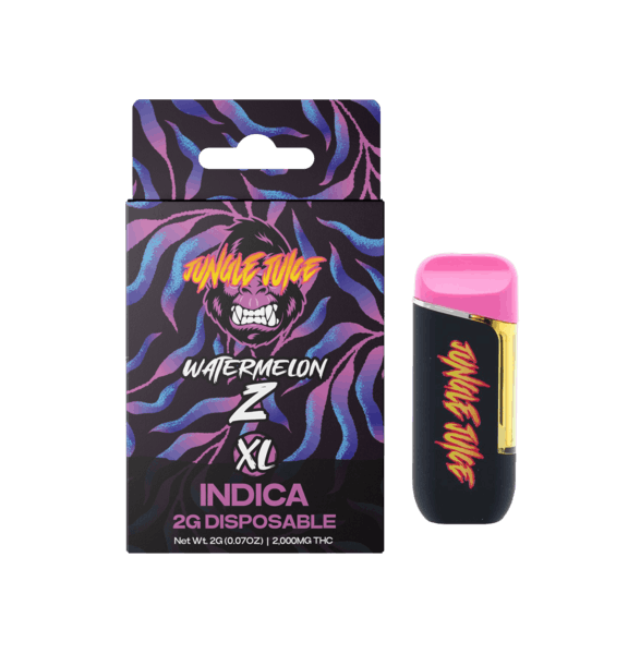 JUNGLE JUICE | WATERMELON Z | INDICA | DISPOSABLE VAPE | 2G | REC by ...