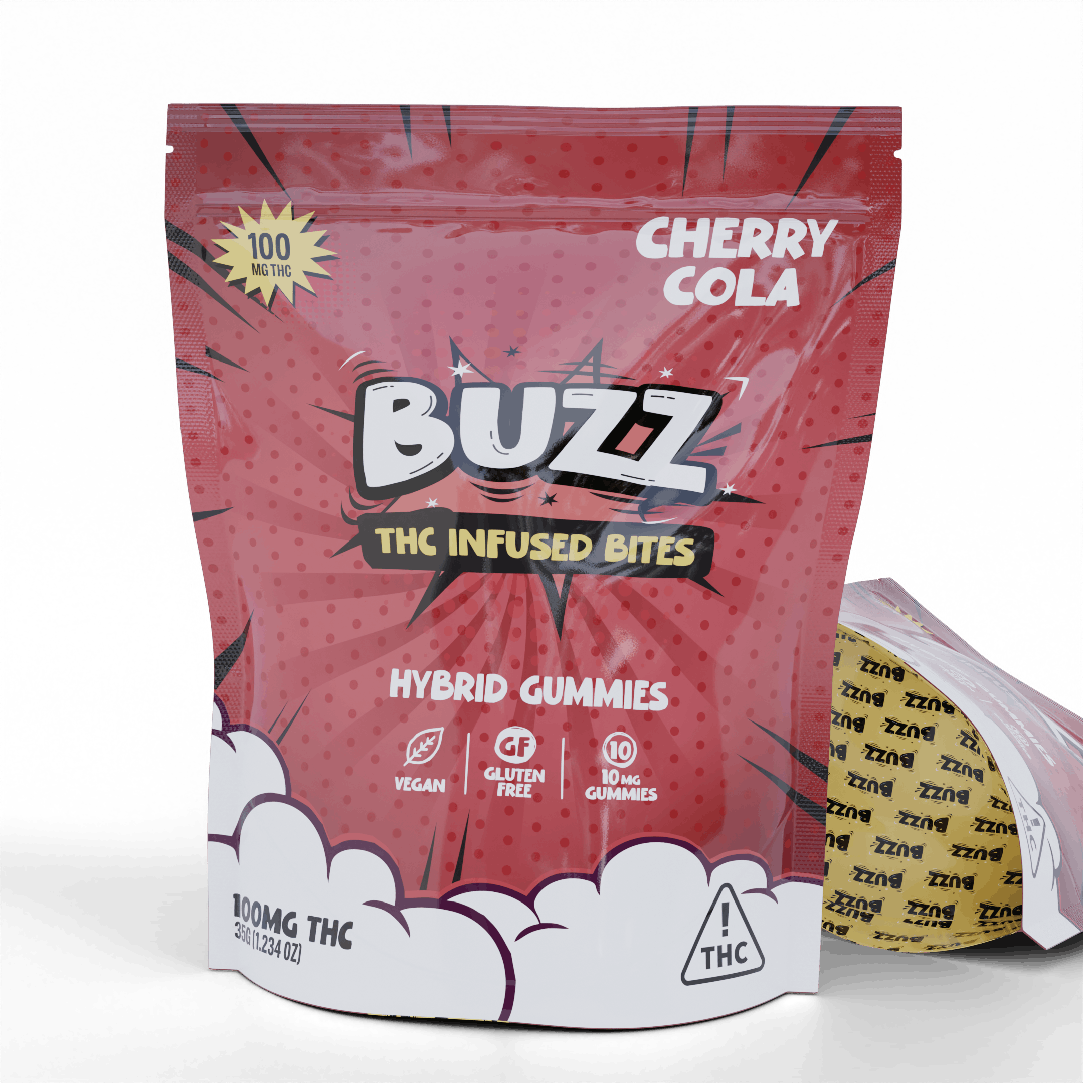 Buzz BUZZ | Cherry Cola Gummies 100mg - Green Cannabis Co. Dispensary