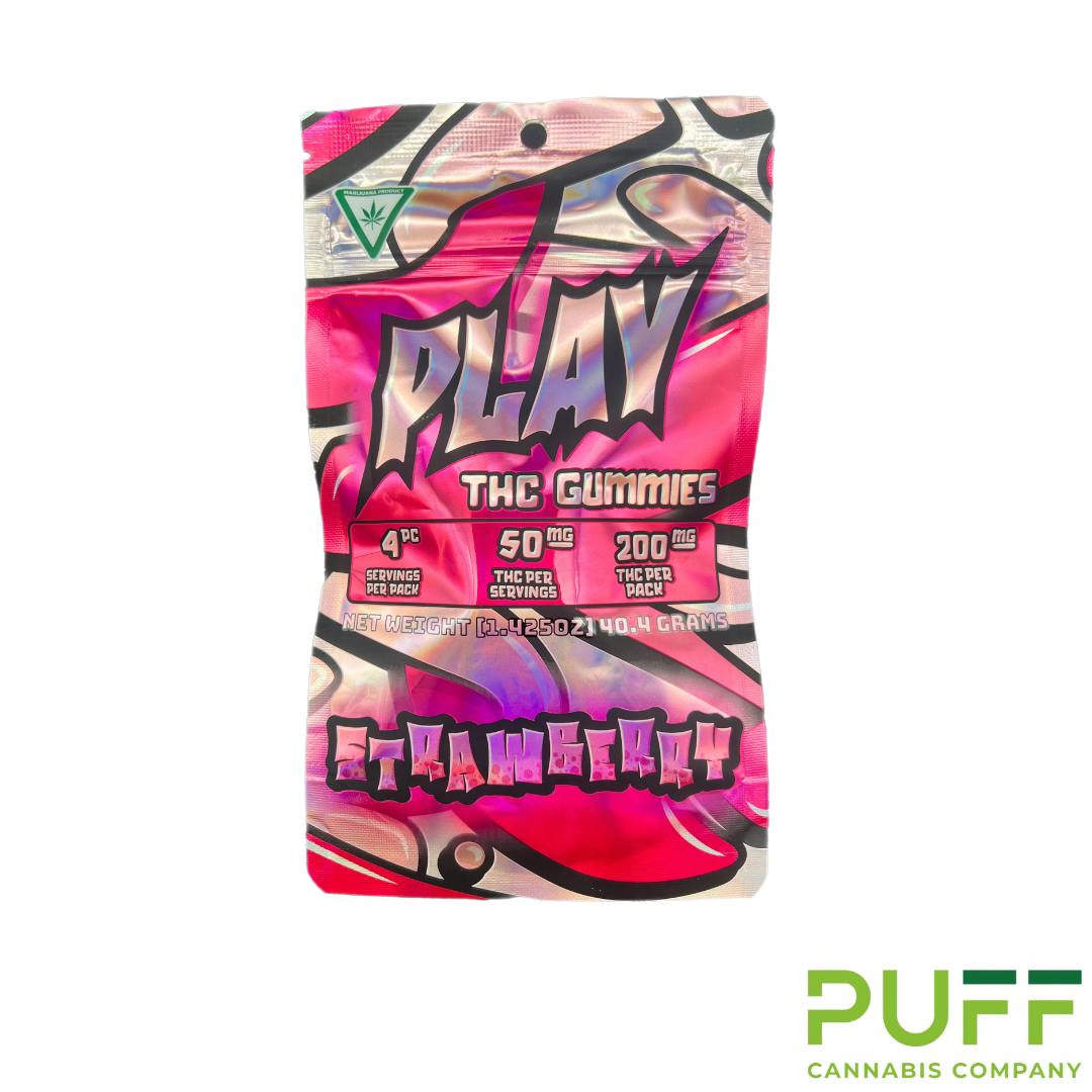 PLAY | 200mg Gummies | Strawberry Banana