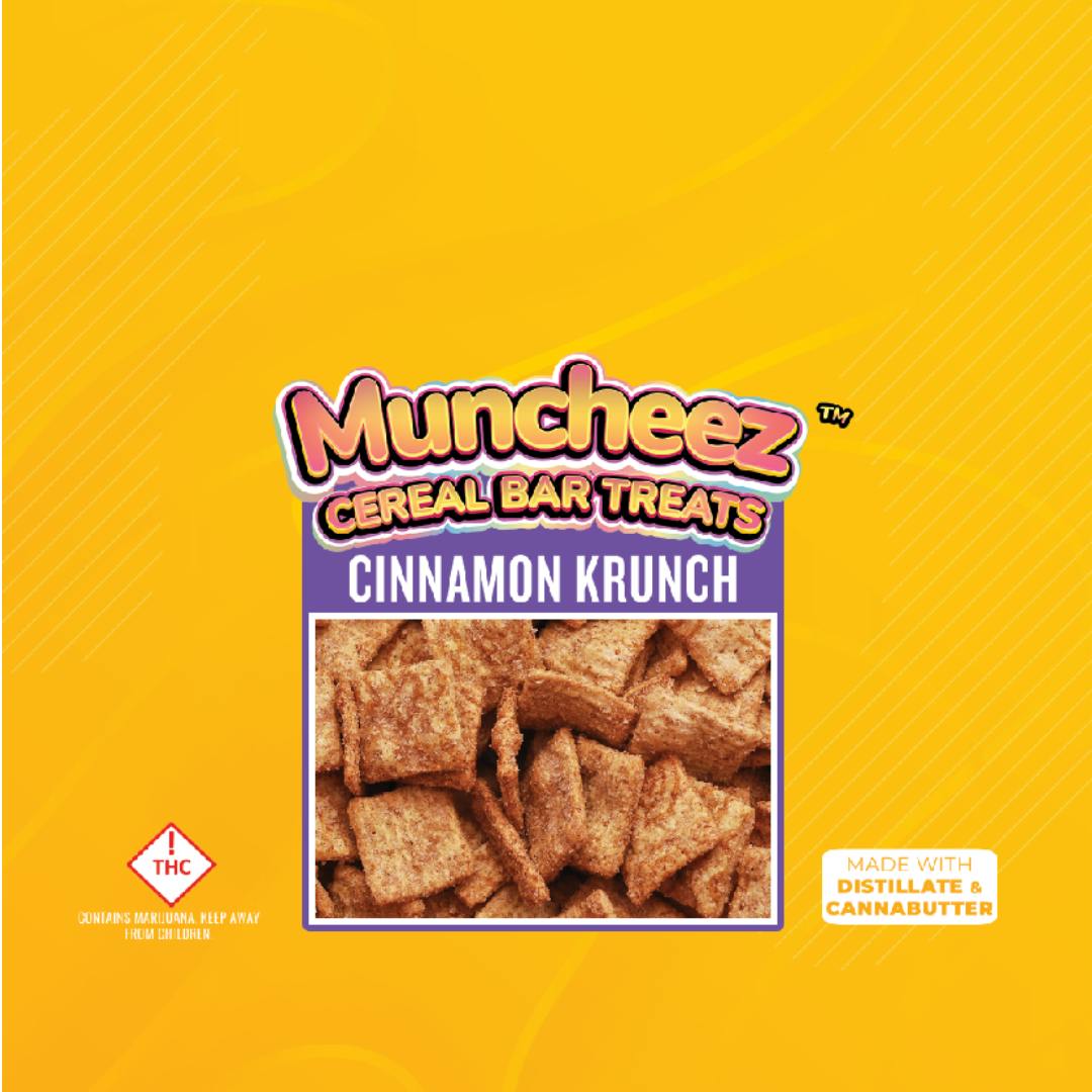 Muncheez Muncheez - Cereal Bar - Cinnamon Krunch (H) 100mg - Green ...