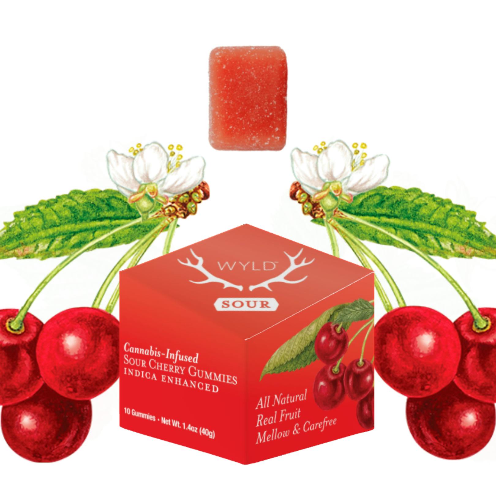 SOUR CHERRY GUMMIES | Vibe By California