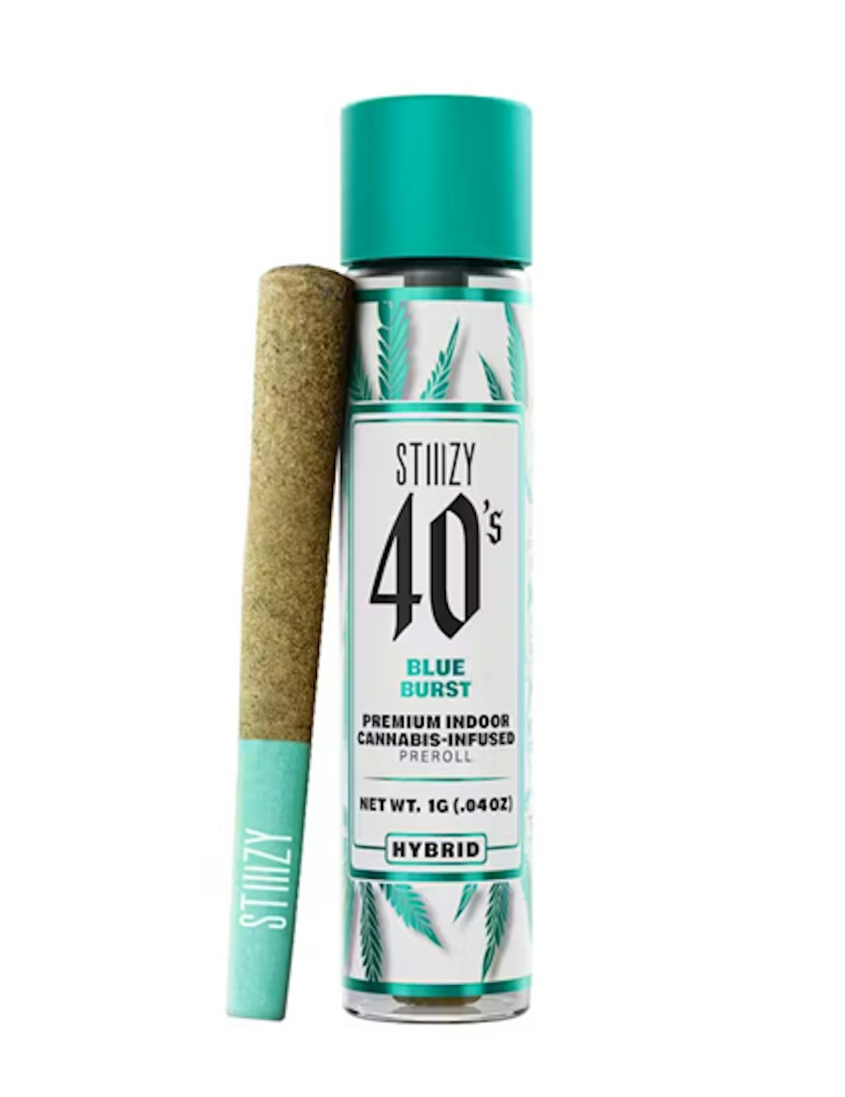 Stiiizy | Blue Burst | 1G 40’s Infused Preroll 1g Pre-rolls | Stiiizy