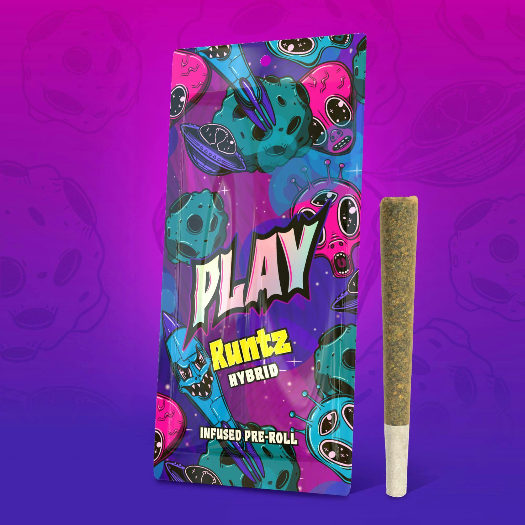 PLAY | Runtz 1.2g Infused Pre-Roll | Pre Rolls | Sunset Coast Provisions