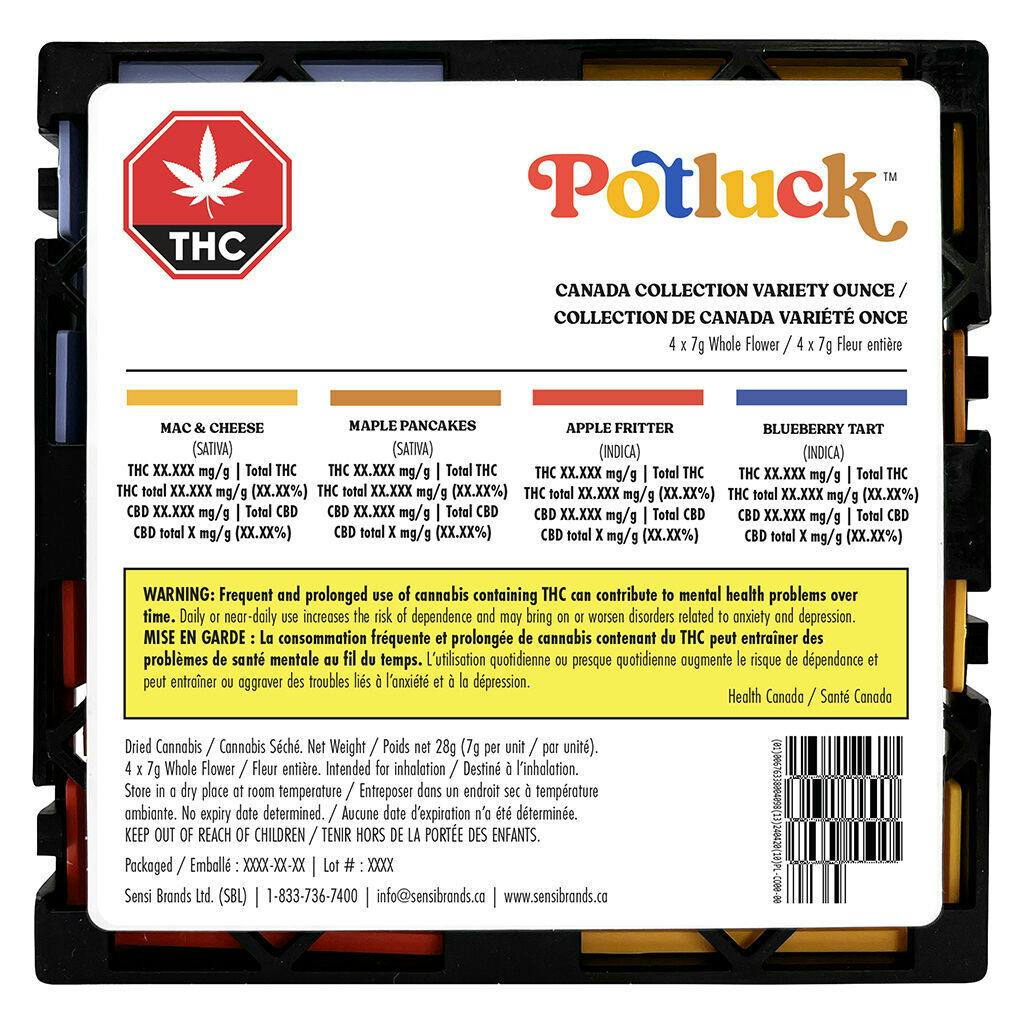 Potluck - Canada Collection Variety Ounce | Sessions Cannabis
