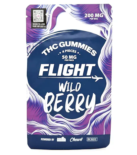 Flight Wild Berry Gummies 200mg Rec - Exclusive Cannabis Michigan