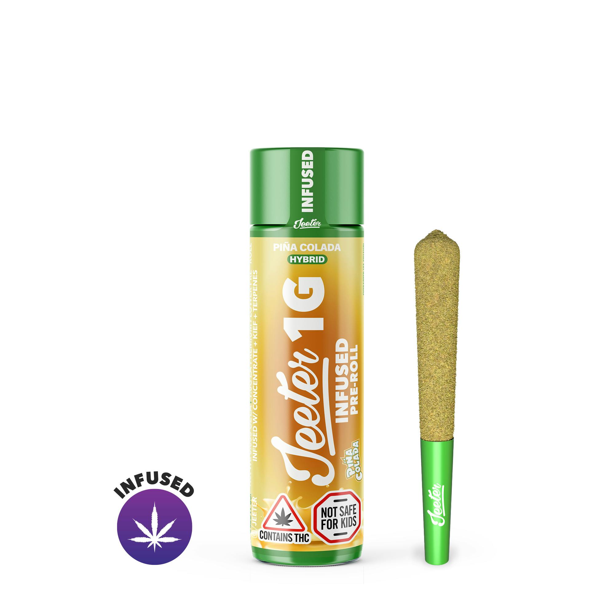 Jeeter Infused Pre Roll | Pina Colada | Hybrid Marijuana for Sale ...