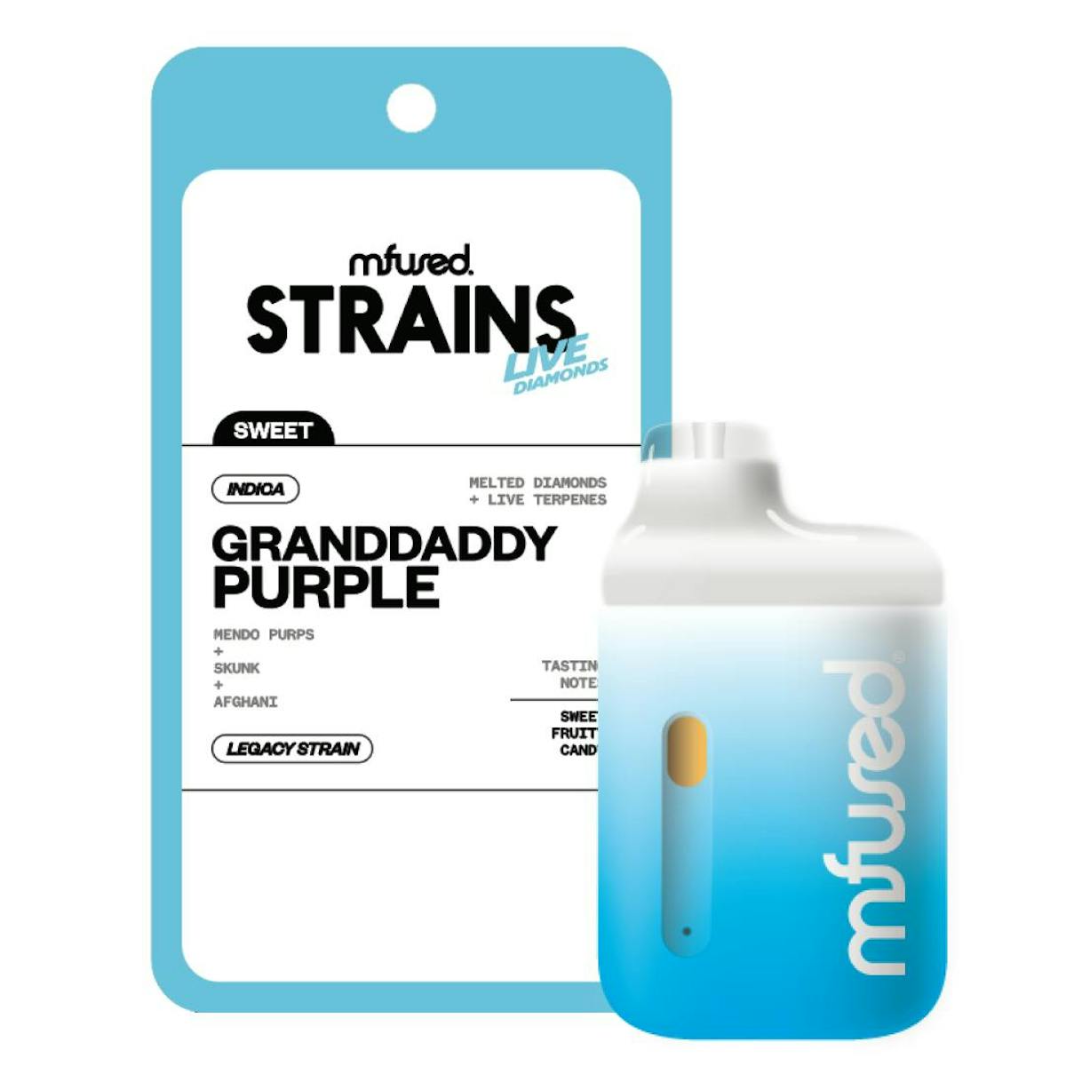 Buy Mfused | Grandaddy Purple | AIO | 1g Online | FREE Delivery Available