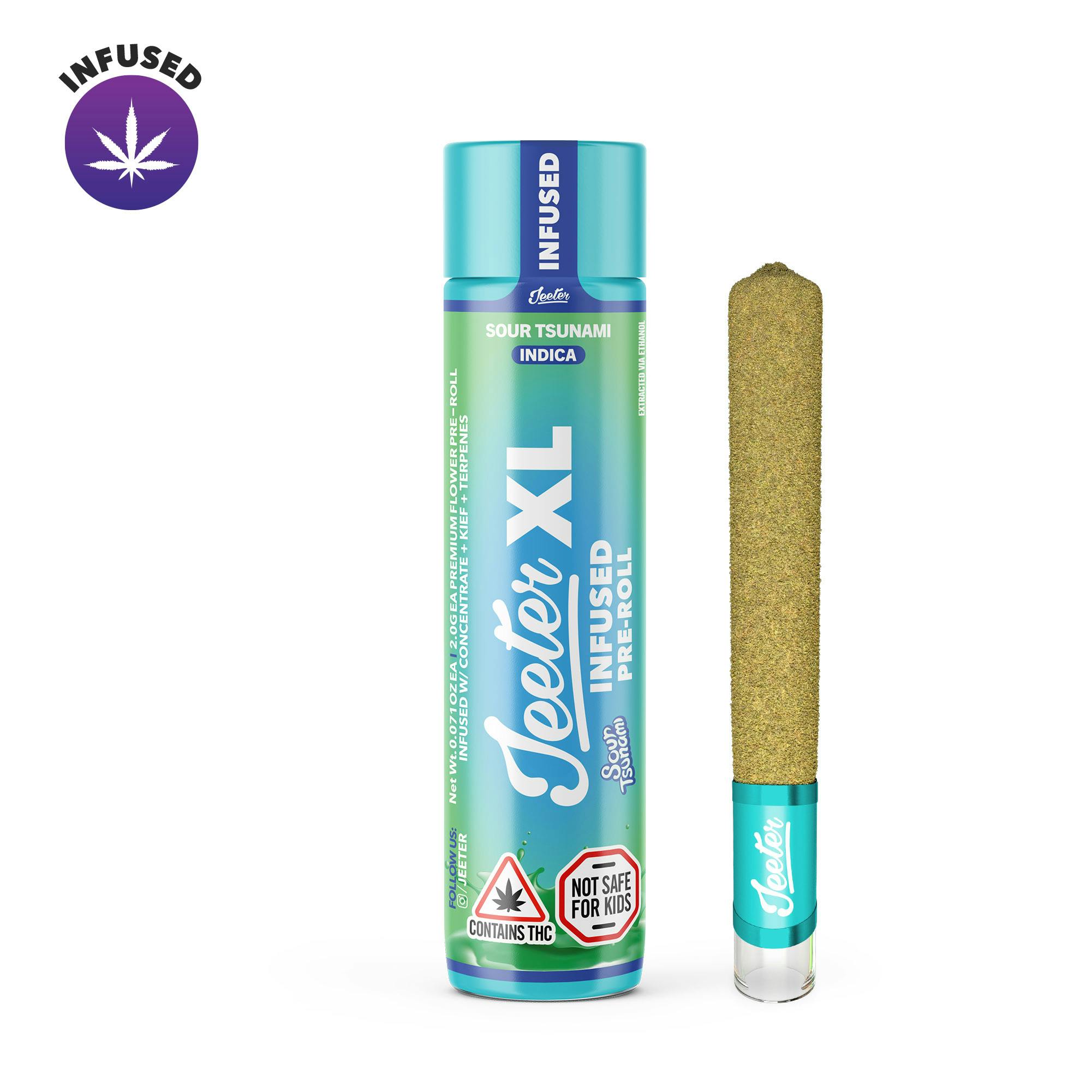 Sour Tsunami Jeeter XL Infused Pre-Roll | 2g | 2g Pre-rolls | Jeeter ...