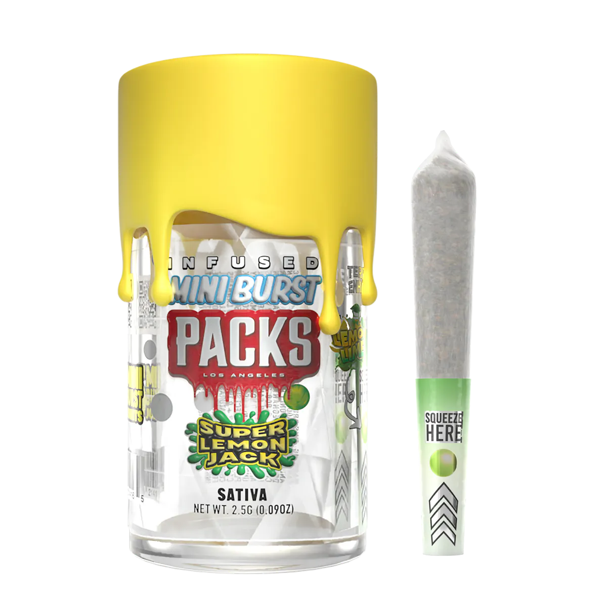 SUPER LEMON JACK | Packs Mini Bursts - 5 Pack Infused Mini Joints | 2 ...