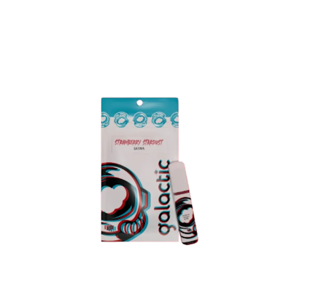 Galactic Strawberry Stardust Disposable 1g Vaporizers | Galactic