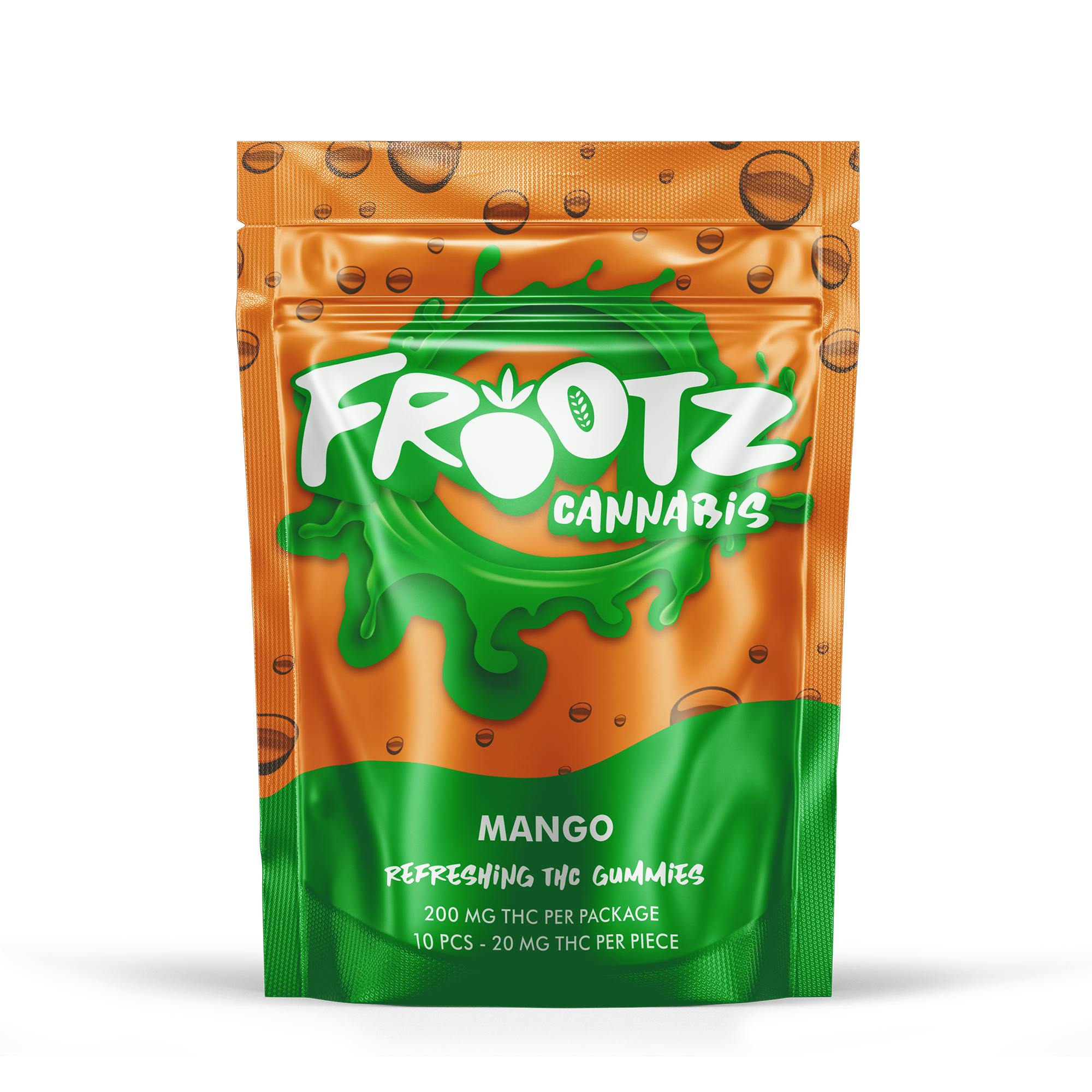 FROOTZ FROOTZ | MANGO | GUMMIES | 200MG - Refinery Dispensary