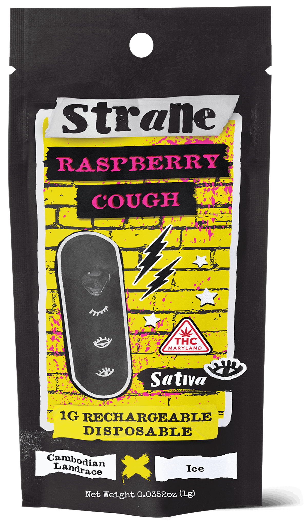 Shop Strane Raspberry Cough AIO Disposable Vape | 1g in Hagerstown ...