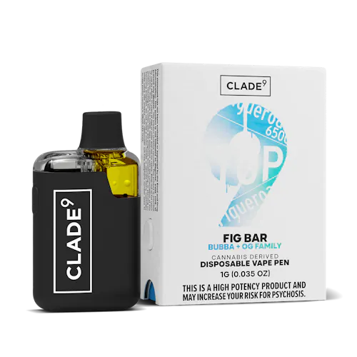 Shop Clade9 | Disposable Vape | Fig Bar | 1g In New Jersey | HASHERY