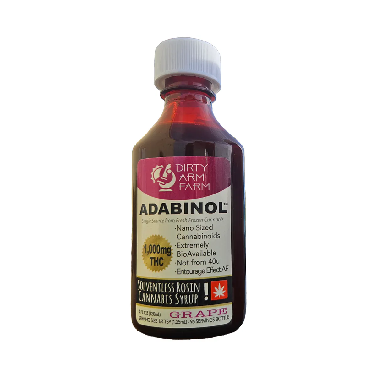 Dirty Arm Farm 1000mg PASSION FRUIT Solventless Hash Rosin Adabinol ...