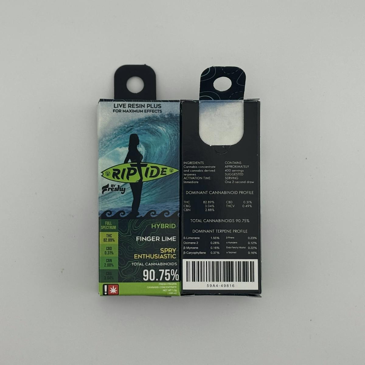 RipTide 1g WATERMELON ZKITTLES Live Resin Plus Vape Cartridge 1g ...