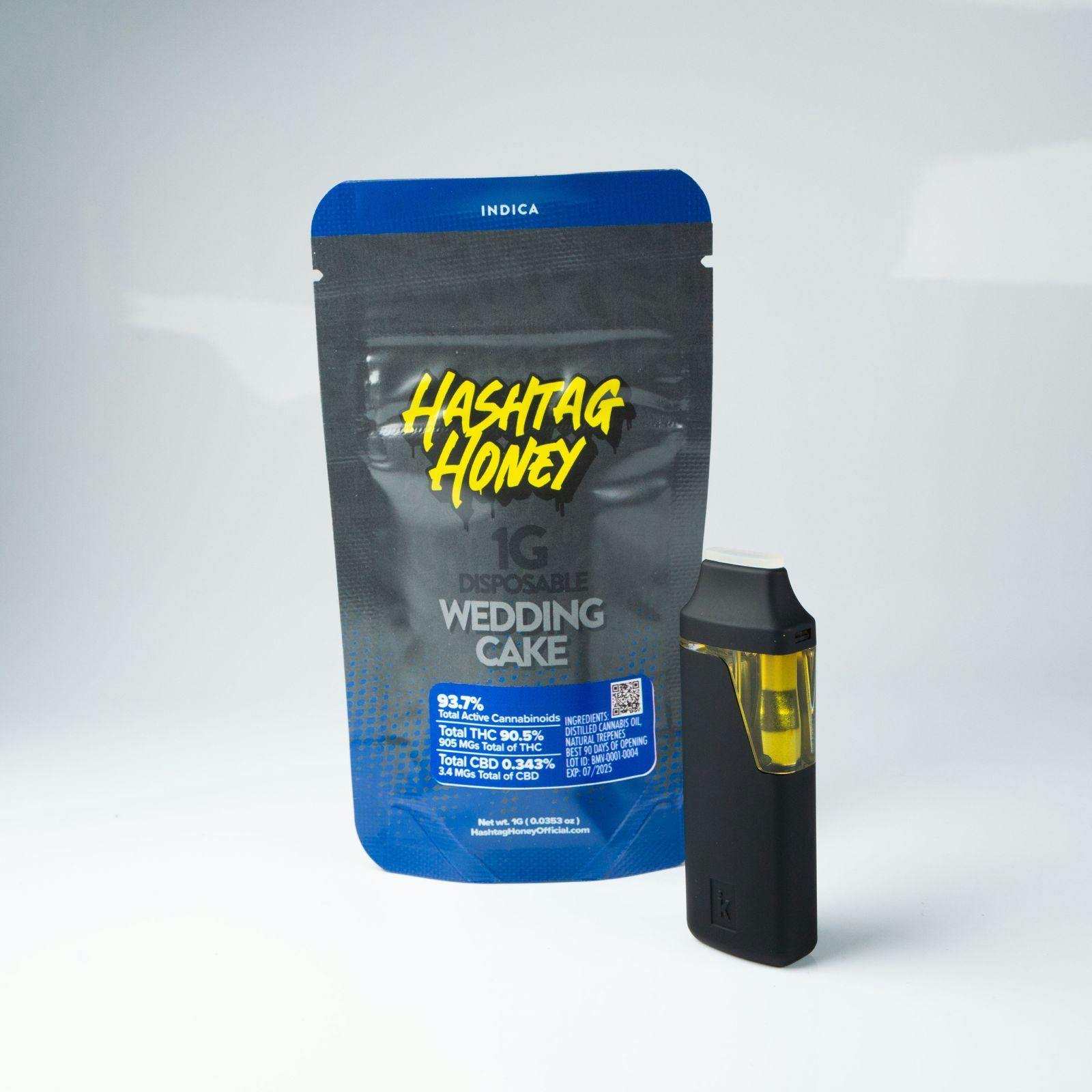 Hashtag Honey Hashtag Honey | Wedding Cake | Disposable - Culture House NYC Dispensary New York City