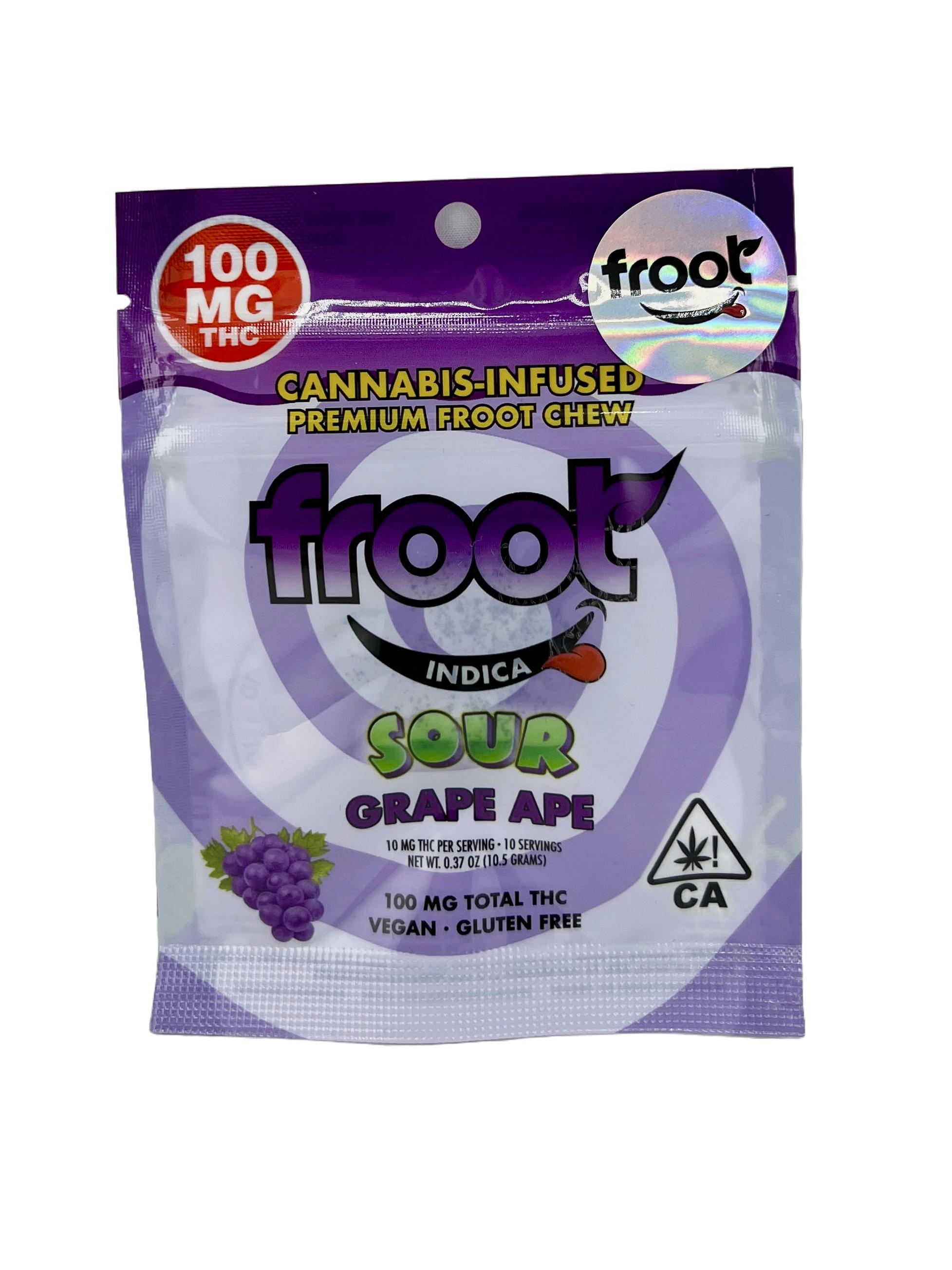 Froot Sour Grape 100mg Gummy – LAX CC: Dispensary near LAX