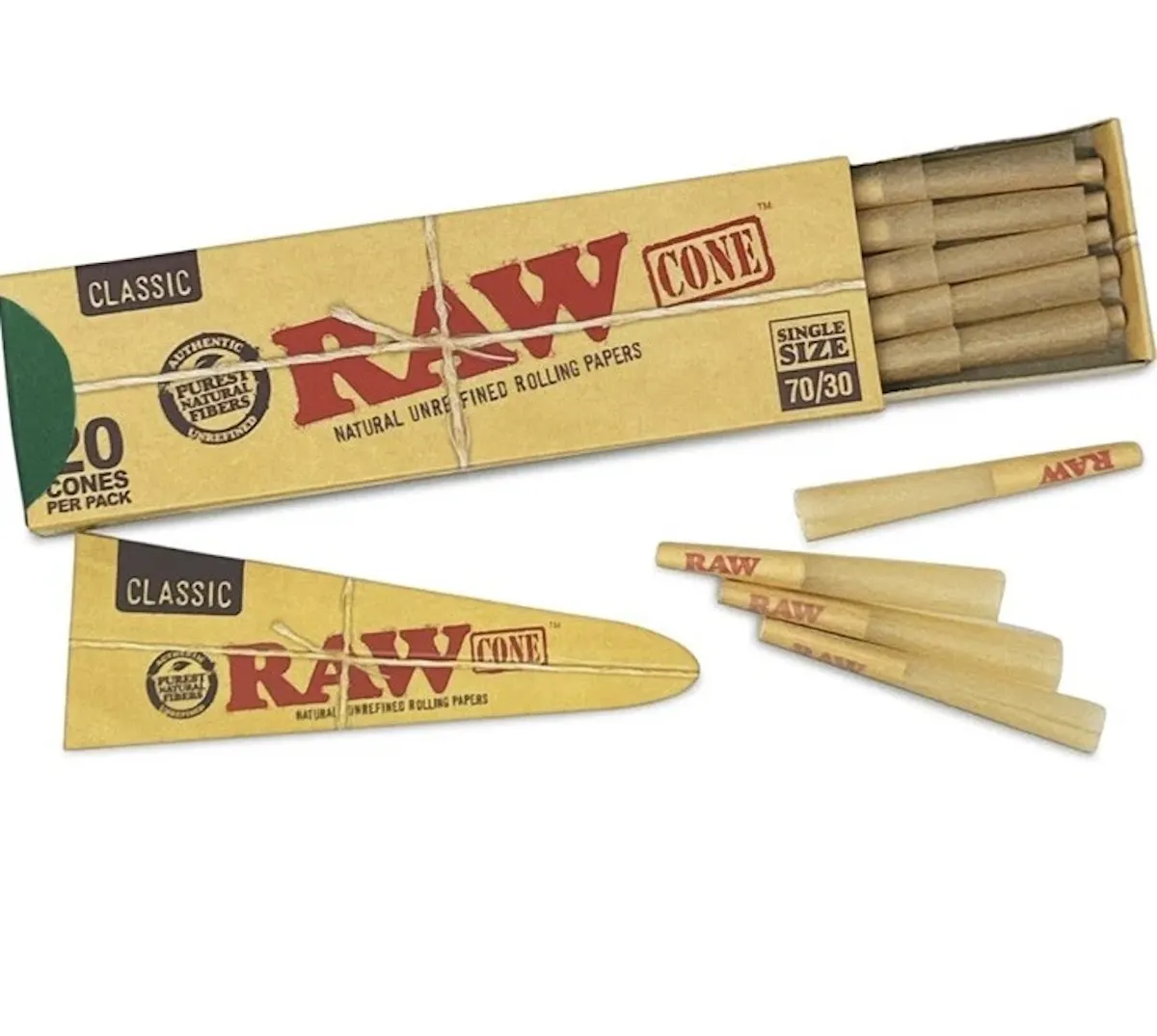 RAW 70/30 Cones 20 ct - ZenZest - RAW 70/30 Cones 20 ct Near Me - RAW ...