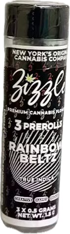 ZIZZLE Zizzle | Rainbow Beltz Pre-rolls 3pk, 1.5g - Bronx Joint NY ...