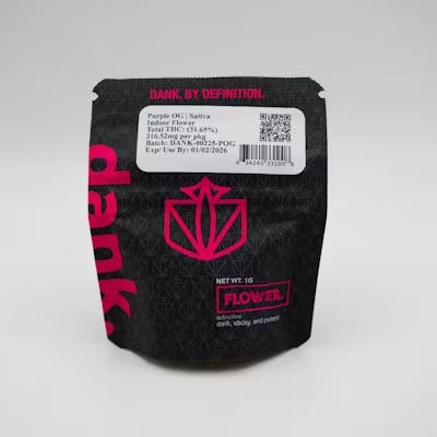 Purple OG | Flower | 1g by Dank By Definition. | Buy Online | Treehouse ...