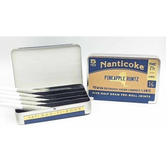 Nanticoke Nanticoke | Pineapple Runtz | 5 pack of Pre-Rolls - Doobie Nanticoke Nanticoke | Pineapple Runtz | 5 pack of Pre-Rolls - Doobie