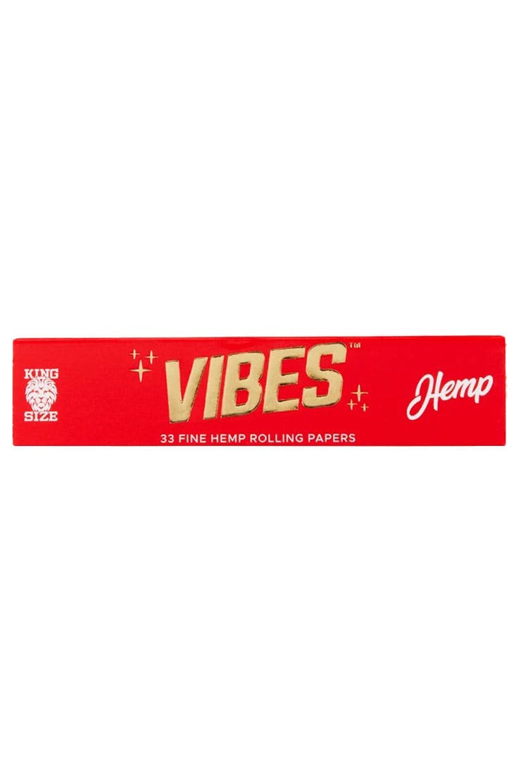 Vibes | King Size Slim Hemp Papers | Accessories | New Standard