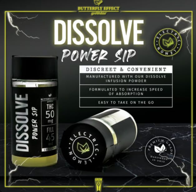 Butterfly Effect Tropical Power Sip 52mg | Curaleaf