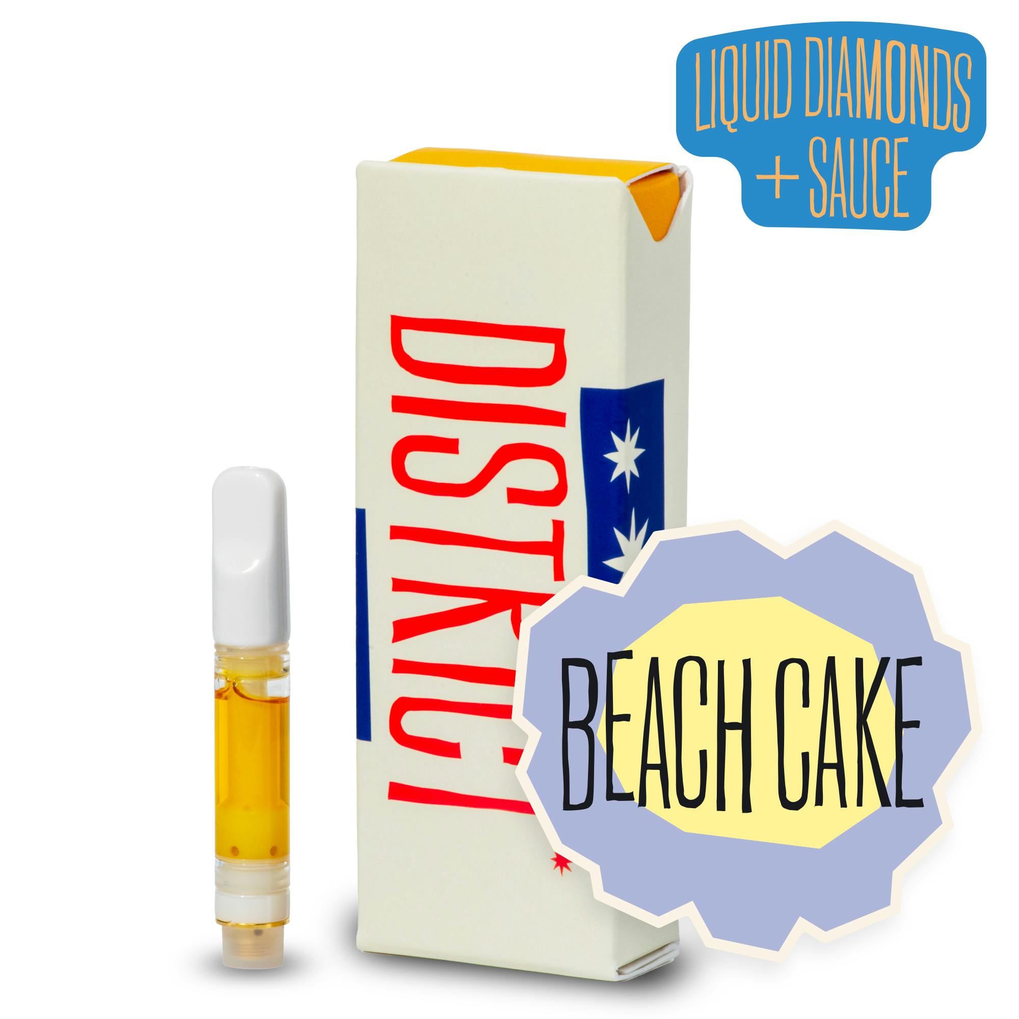 Shop District Cannabis Beach Cake Liquid Diamonds and Sauce Vape ...