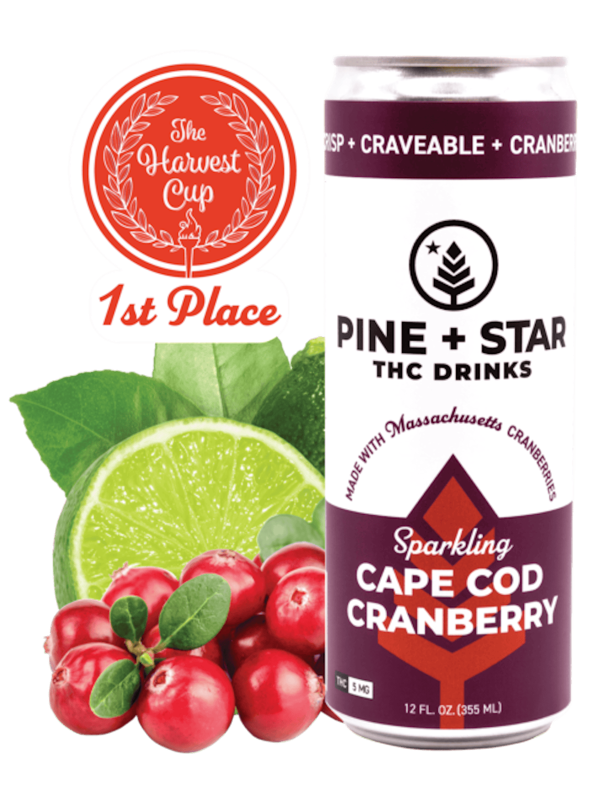 Cape Code Cranberry | Sparkling THC Drink | 5mg in Boston - Cape Code ...