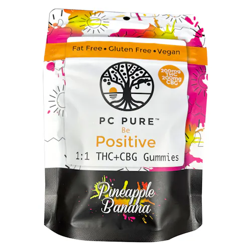 PC Pure Pineapple Banana 1:1 THC/CBG Gummies 200mg Rec - Exclusive ...