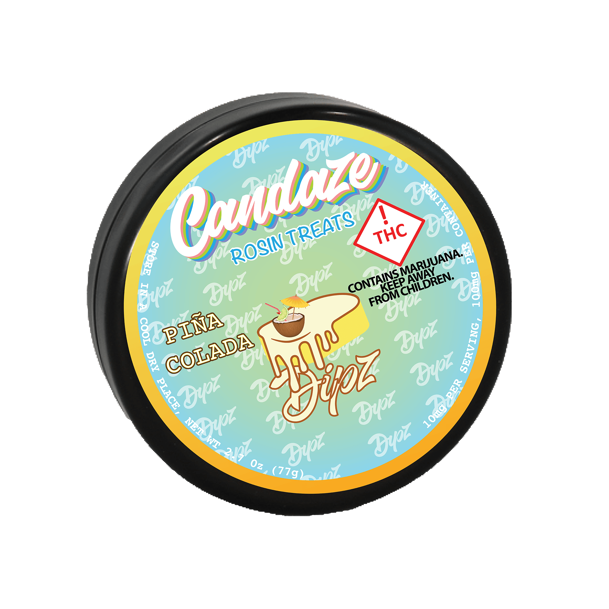 Candaze Pina Colada Rosin Gummies 100mg | REC | Native Roots Cannabis