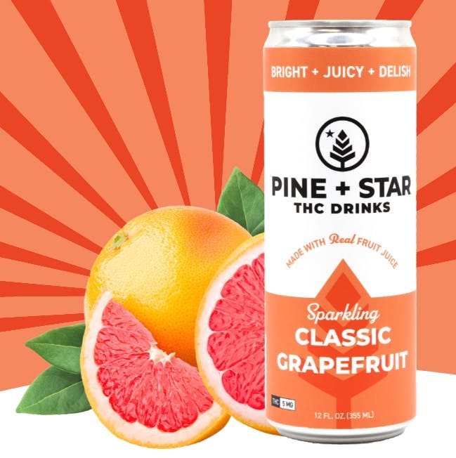 Pine + Star Classic Grapefruit | 12oz | Hybrid Marijuana for Sale ...
