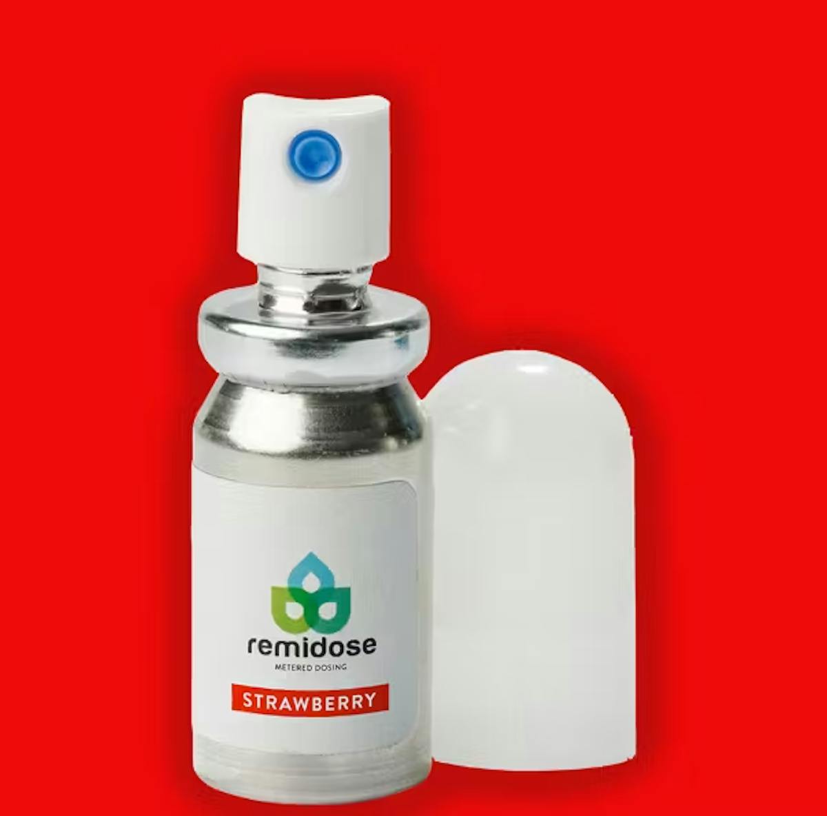 Strawberry Sublingual Spray | 500mg 0.5g Edibles | Remidose