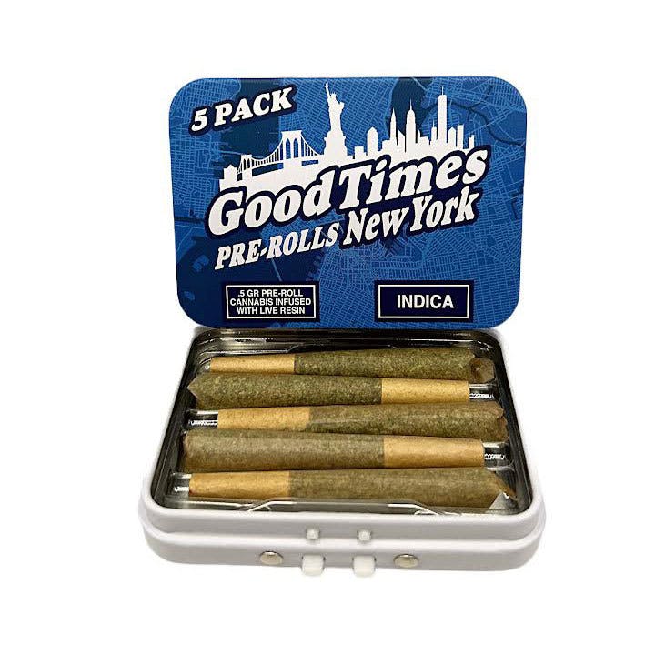 GOOD TIMES Good Times | Purple Punch Infused Preroll 5 pack - Doobie GOOD TIMES Good Times | Purple Punch Infused Preroll 5 pack - Doobie