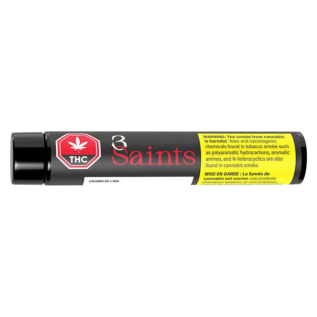 3Saints - Crumbled Lime Pre-Roll - 3x0.5g