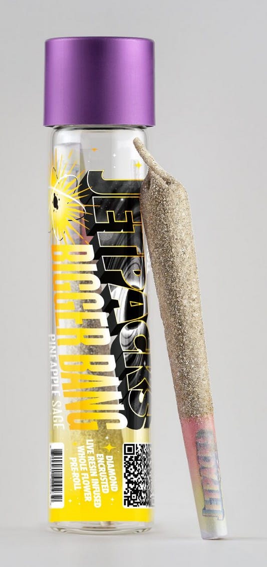 Pineapple Sage Bigger Bang Infused Pre roll | Sativa | Jetpacks | Raven ...