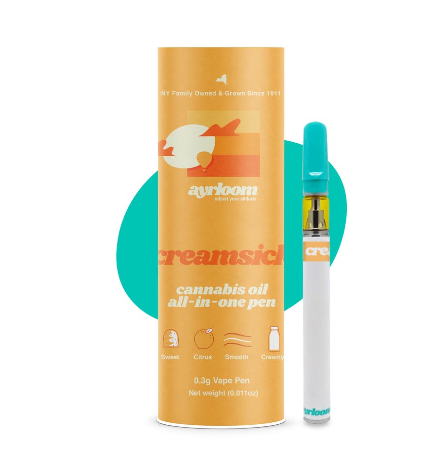 Creamsicle • Disposable Vape Pen • .5g by ayrloom | Buy Online ...