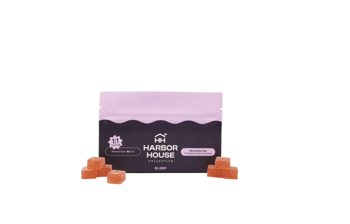 Harbor House Mixed Berries 100mg 20pk Rosin Infused Gummies .1g Edibles ...