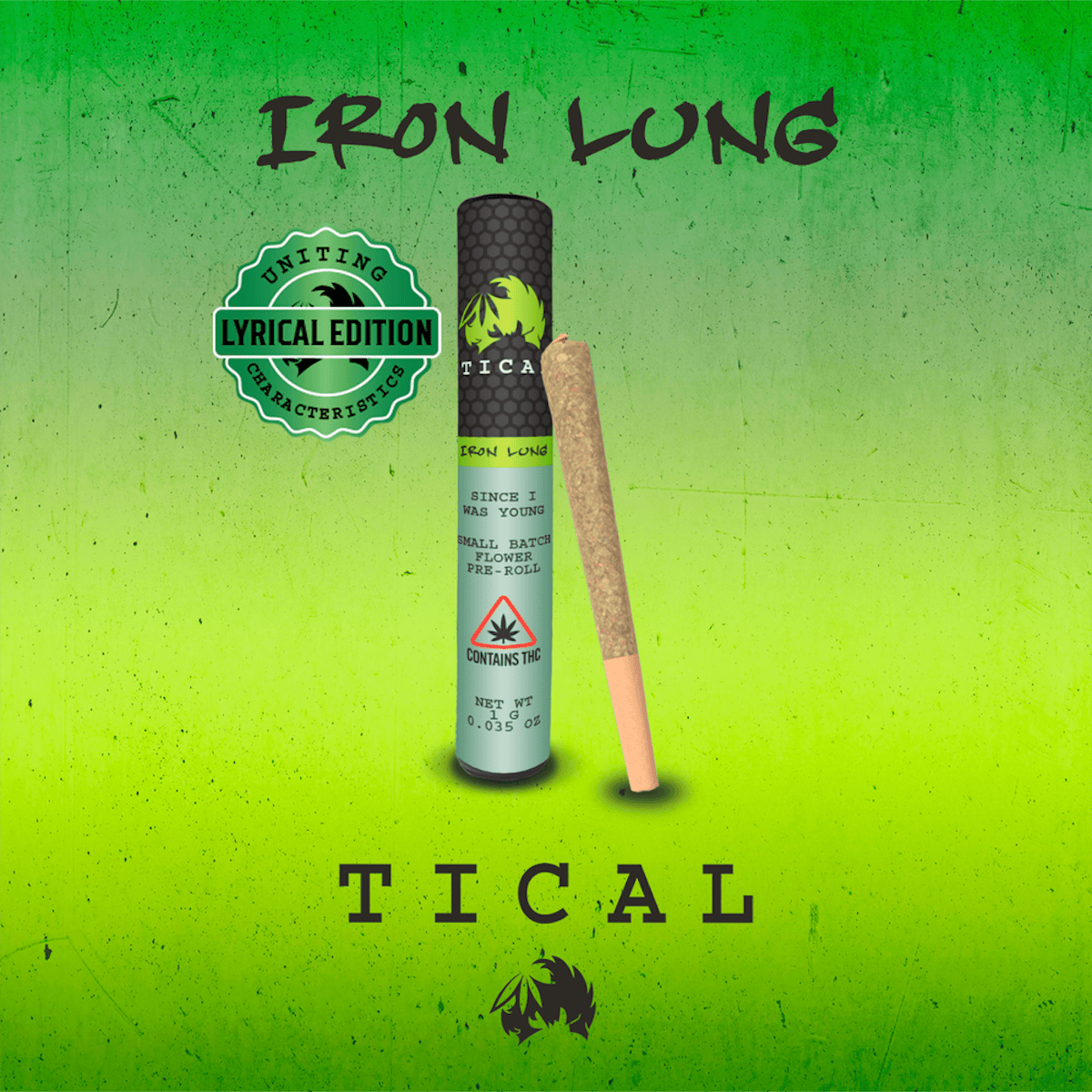 Tical Iron Lung 1g Pre-roll 1g Pre-rolls | TICAL