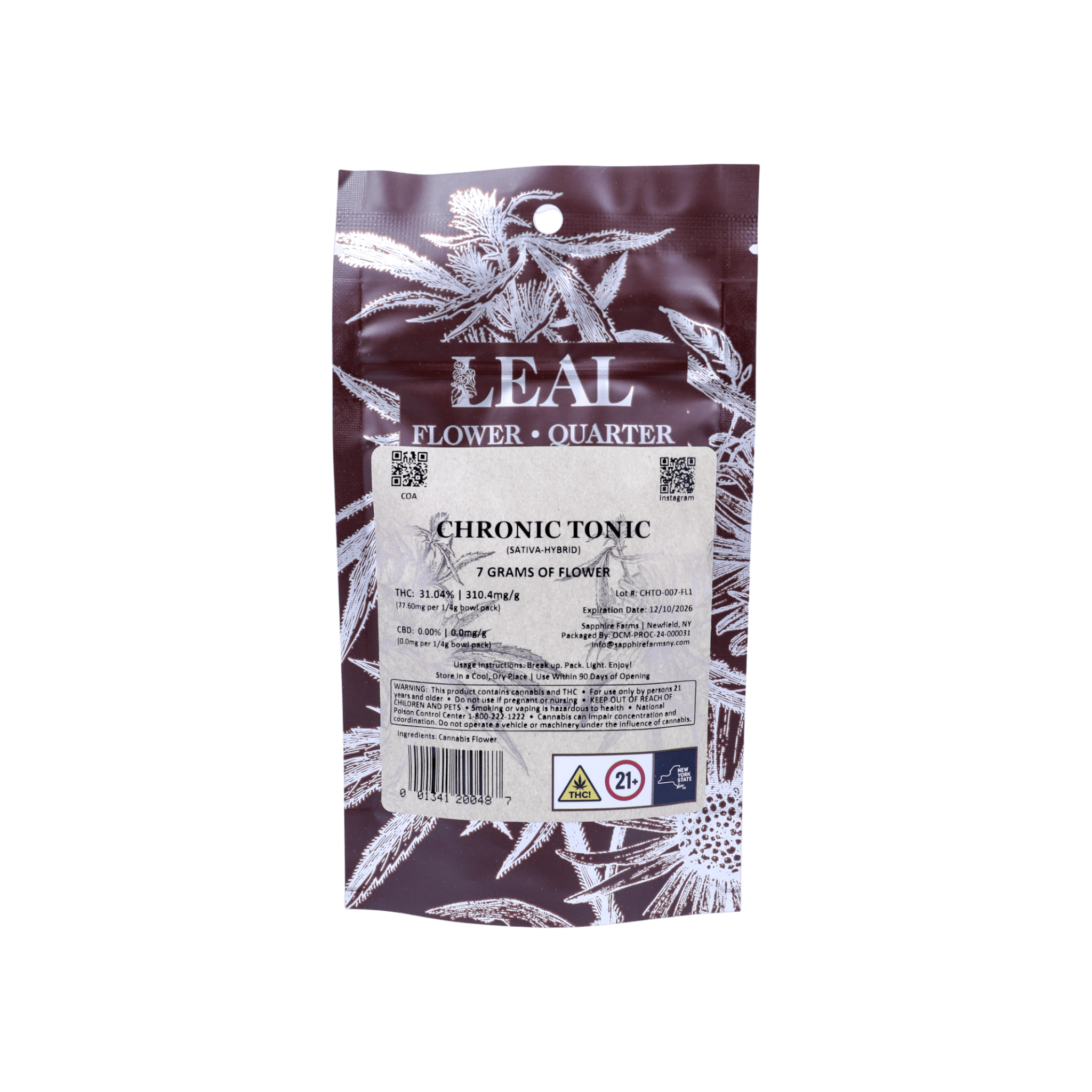 The Flowery NY | Chronic Tonic