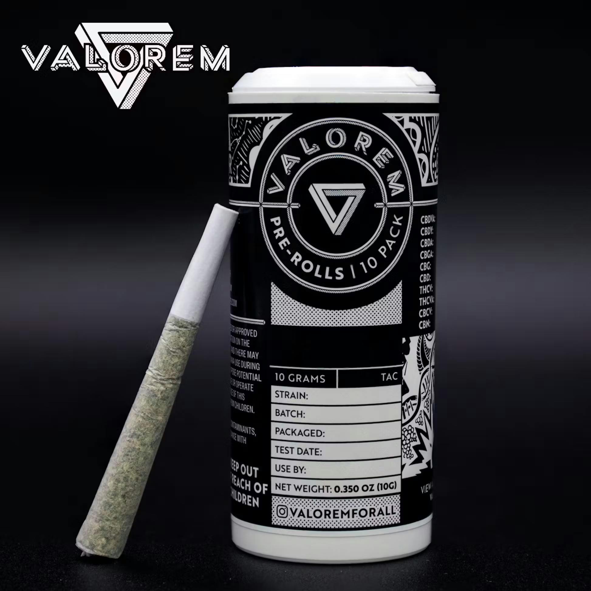 Valorem Pre-Roll Pack | Dosidos | 1g | 10pk | Indica Dominant Hybrid ...