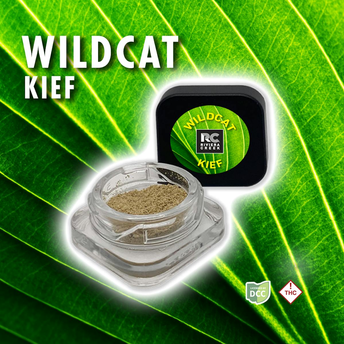 Wild Cat Kief 1g Concentrates | Riviera Creek