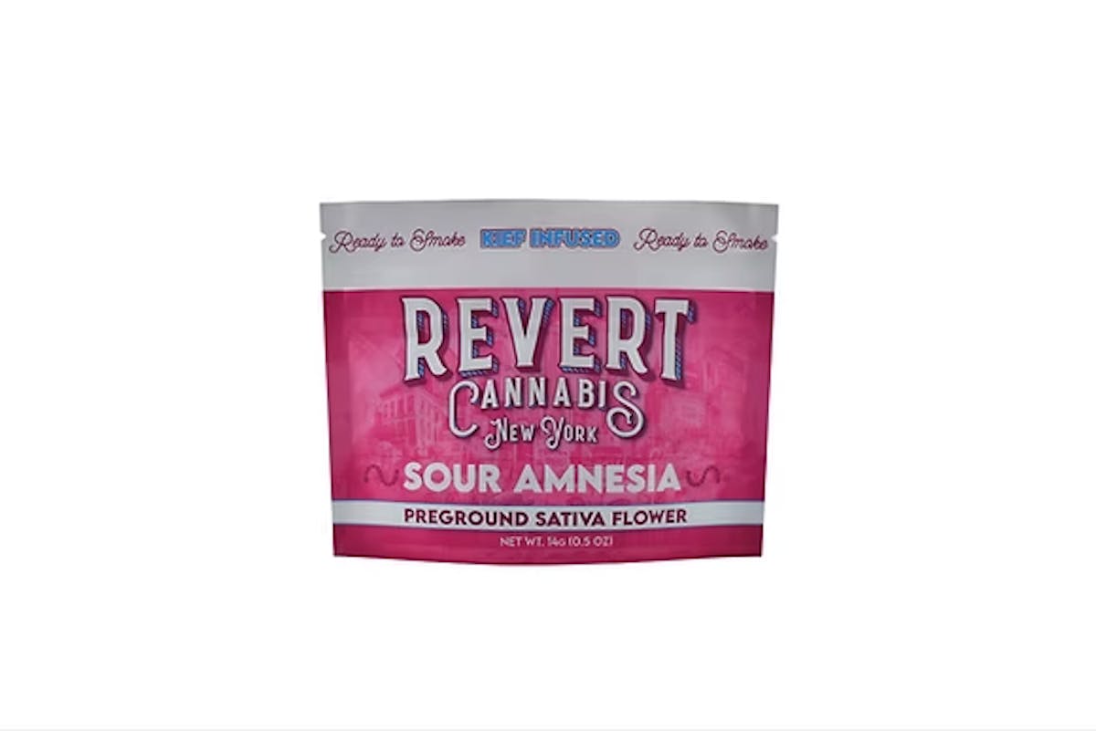 Sour Amnesia | Infused Ground Flower | 1/2oz Flower | Revert Cannabis ...